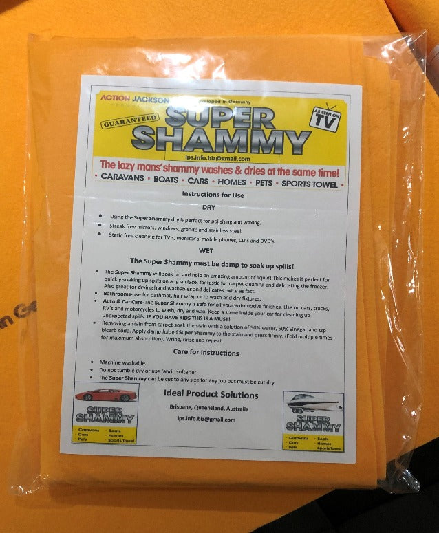 The Super Shammy: Cleaning Cloth Great for Cars, boats, Caravans ...